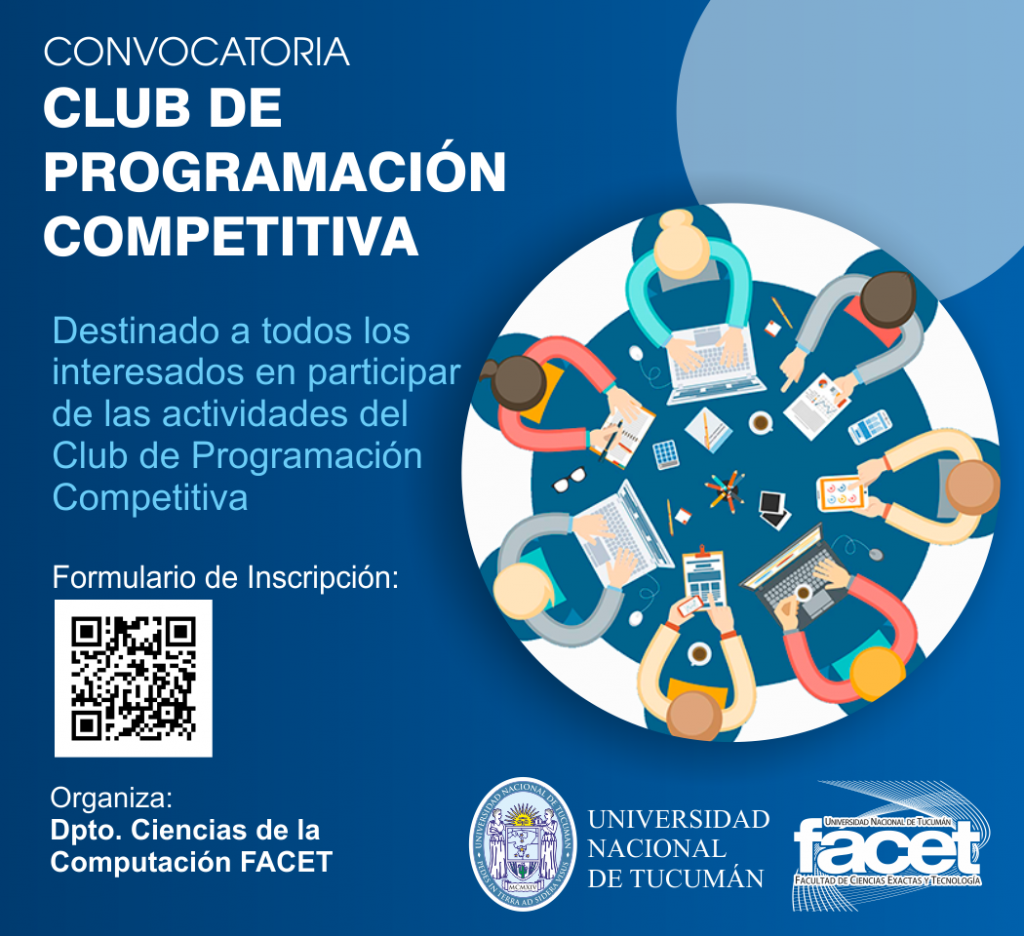 Club de Programación Competitiva – Convocatoria – Carrera Licenciatura en Informática