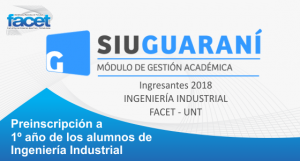 siu guaraní – Facultad de Ciencias Exactas y Tecnología
